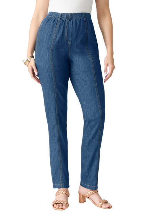 ROAMAN'S Roaman's Easy Wear Straight Leg Jean